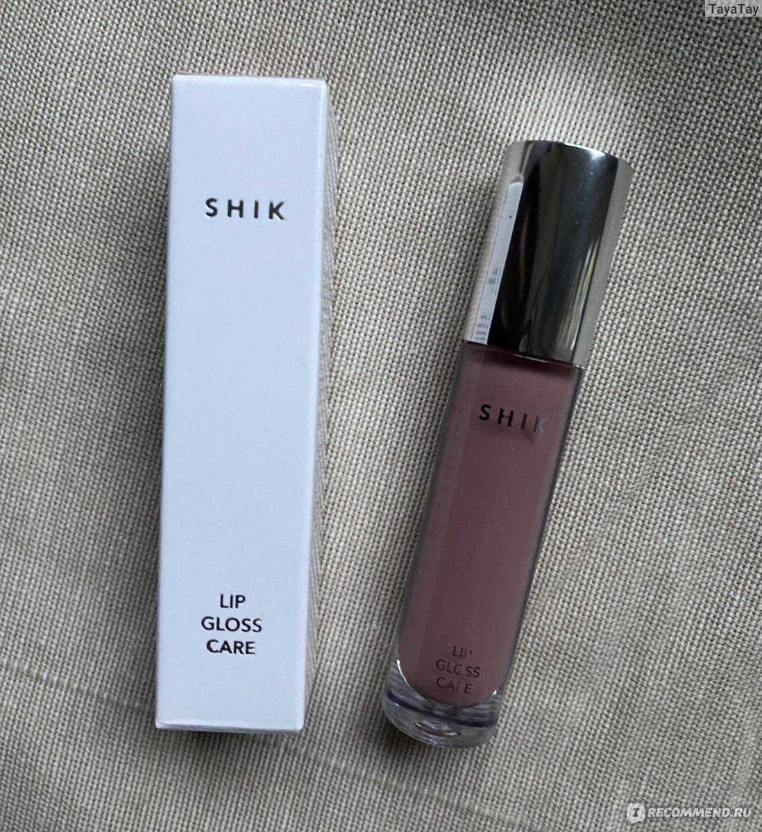 Блеск для губ SHIK LIP CARE GLOSS INTENSE - «Хороший сияющий нюд ...
