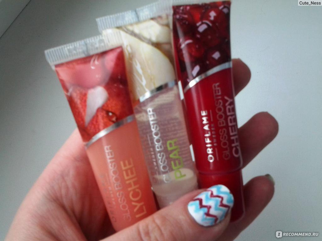 Блеск для губ Oriflame "Фруктовая фантазия" - «Вишня, Груша, ну, и Личи ...