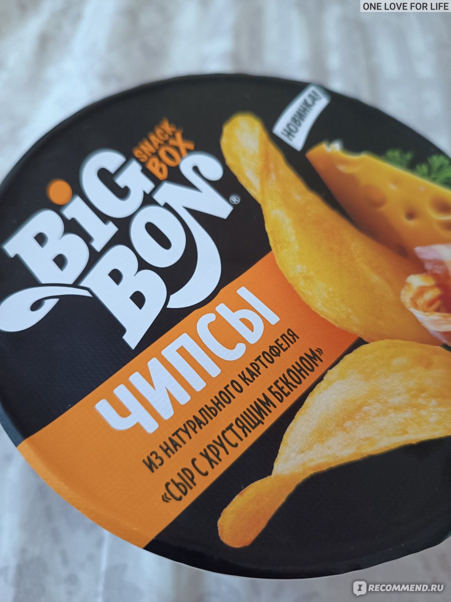 Чипсы картофельные Big Bon Snack Box Сыр с хрустящим беконом - «Чипсы ...