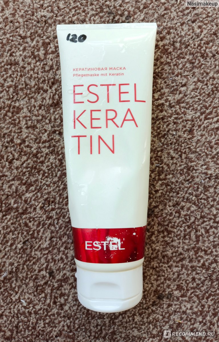 Маска для волос Estel Keratin - «То чувство, когда маска как бальзам ...
