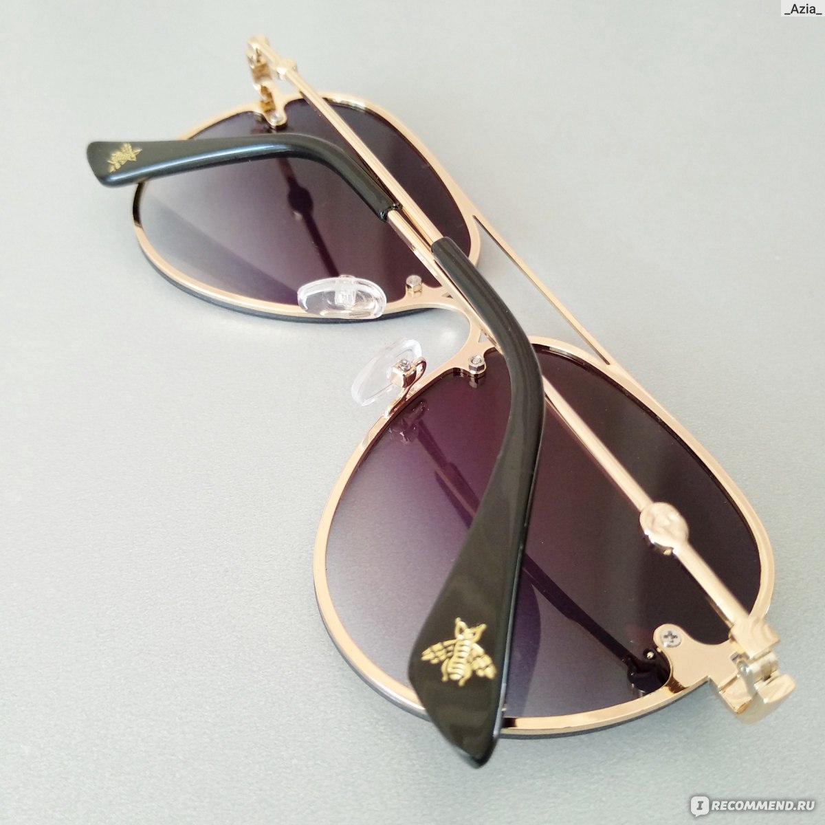 Солнцезащитные очки Aliexpress REALSTAR 2018 Luxury Bee Metal ...