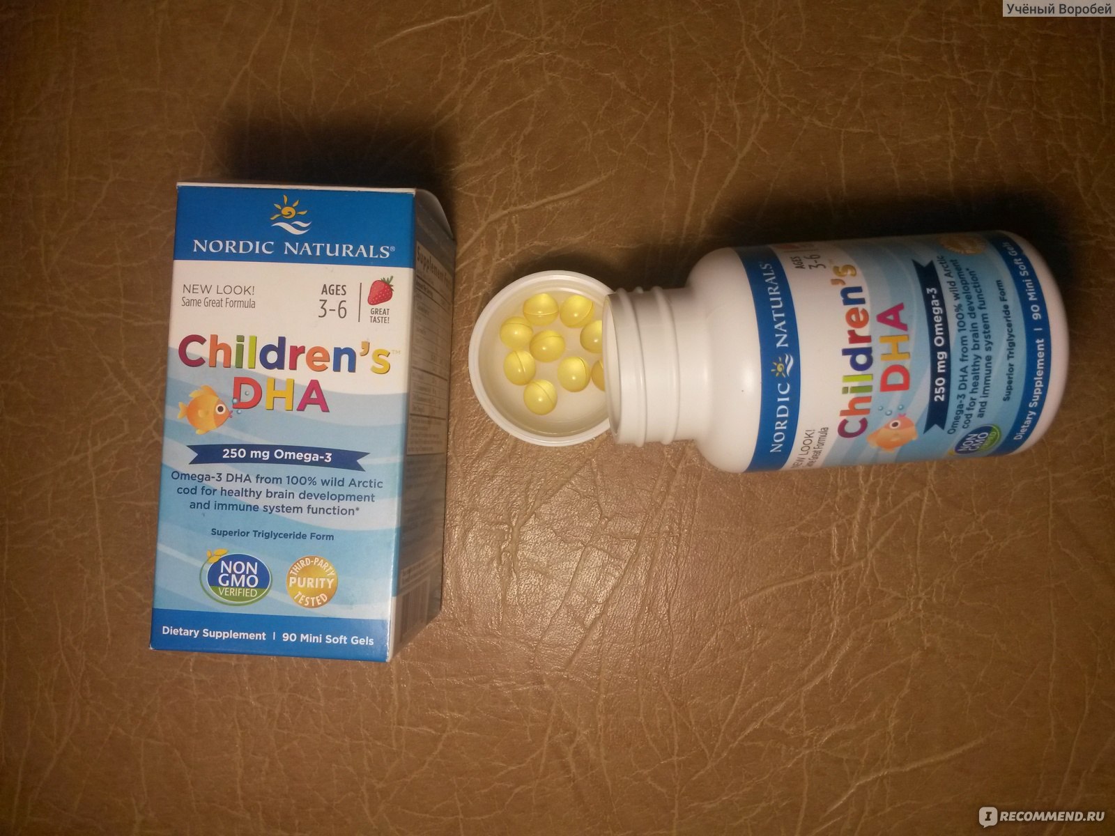 Рыбий жир Nordic Naturals Children's DHA - «Достойный вариант для ...