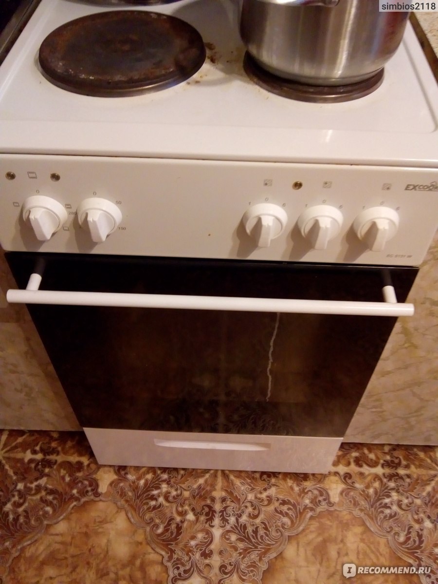 Электроплита Excook EC 5131W - «Хорошая электроплита» | отзывы