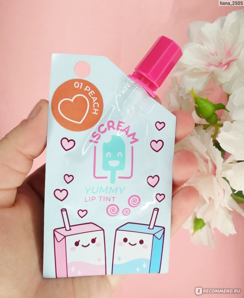 Тинт для губ Iscream YUMMY Lip Tint - «Нулевой тинт с замашками на ...