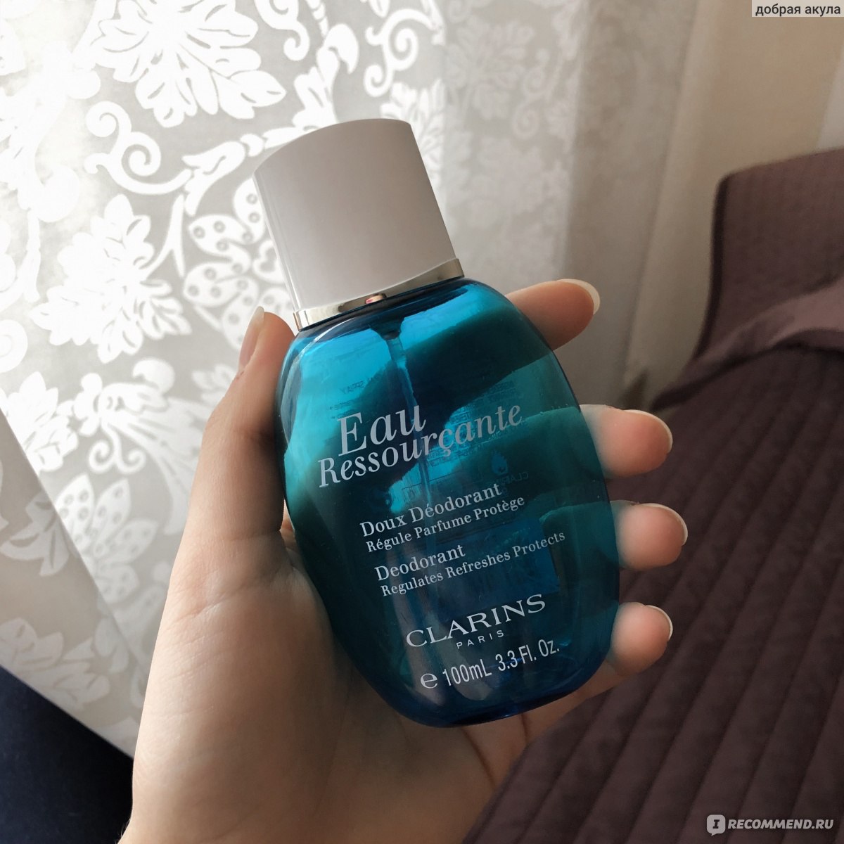 Дезодорант Clarins Eau Ressourcante - «Приятный свежий аромат 🍃🌊» | отзывы