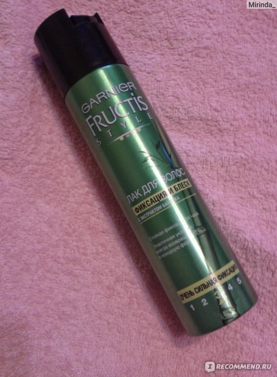 Лак для волос Garnier FRUCTIS STYLE с экстрактом бамбука Объем XXL - «А ...