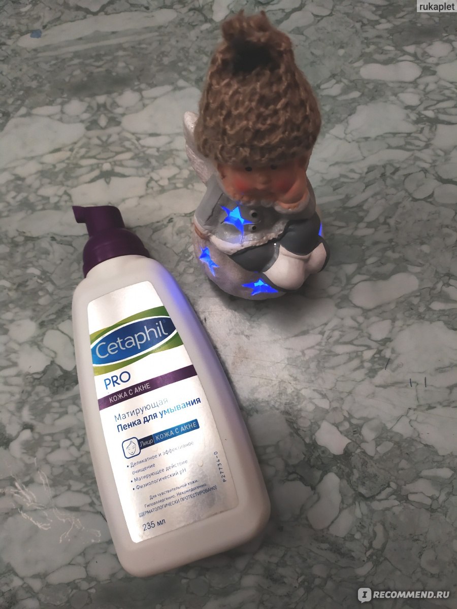 Пенка для умывания Cetaphil Матирующая - «Cetaphil pro мягкая пенка для ...