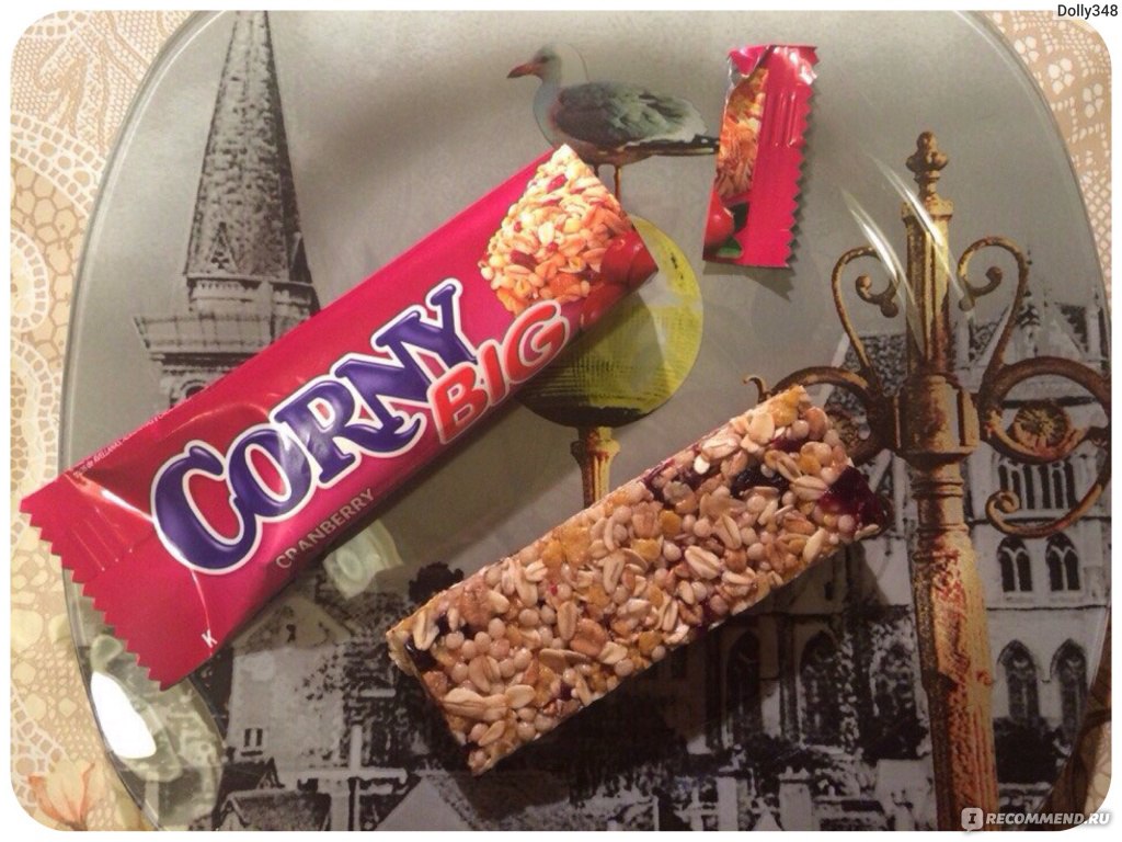 Батончик мюсли Corny BIG CRANBERRY - «Ожидания — реальность. История ...
