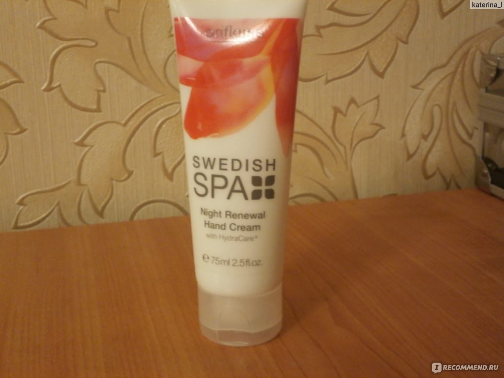 Крем для рук Oriflame «Шведский SPA салон» - «Как замазка (фото, состав ...