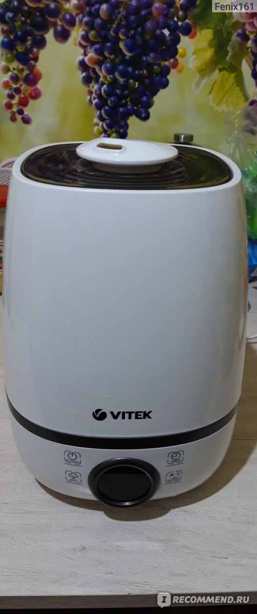 Увлажнитель воздуха VITEK VT 2332 W - «Аллигатор в тумане, а точнее в водяной пыли» | отзывы