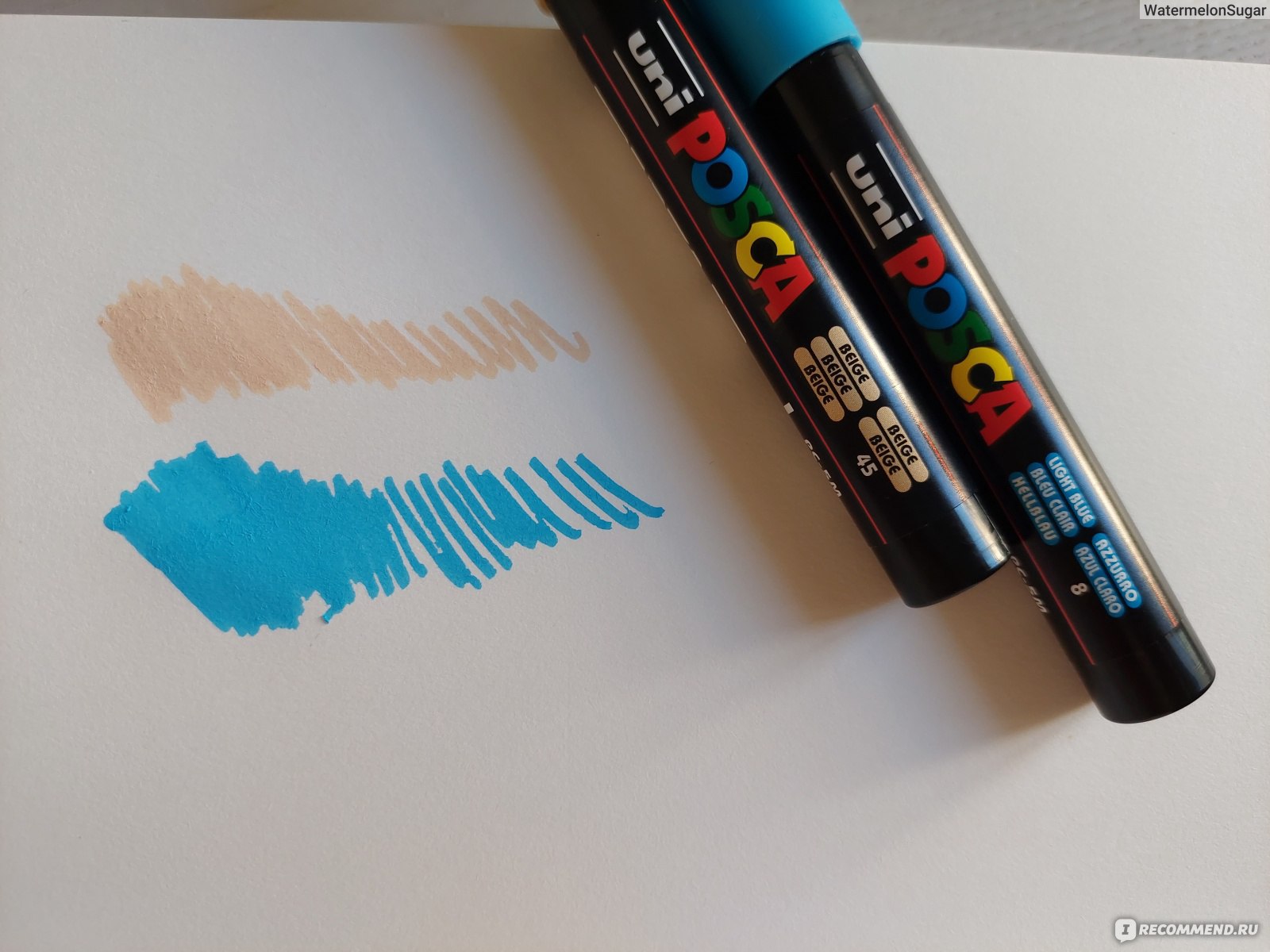 Uni Posca маркеры - «Мои первые маркеры Uni Posca – нежнейший бежевый и ...