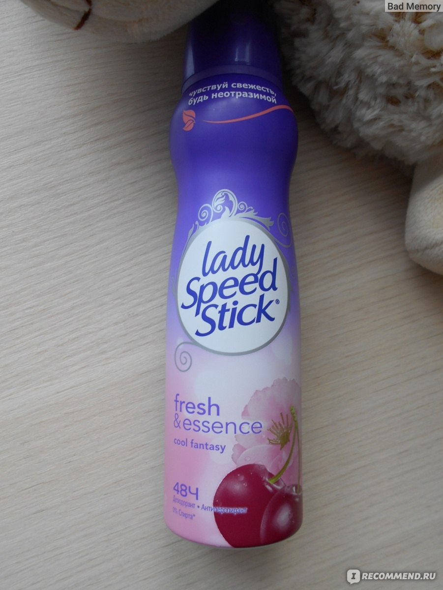 Дезодорант-антиперспирант Lady Speed Stick "Fresh & Essence", вишня ...