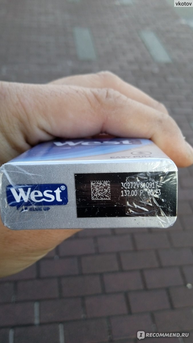 Сигареты West Compact blue up - «Вполне заменяет Camel compact blue за 155» | отзывы
