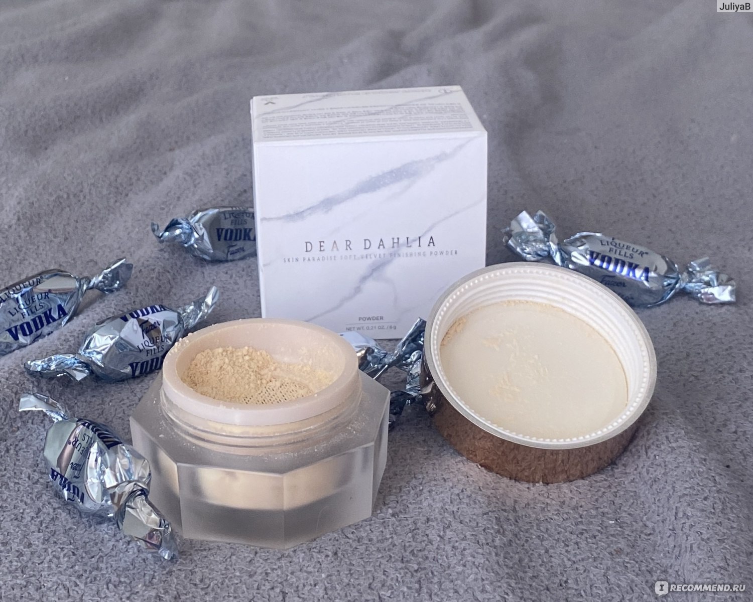 Пудра рассыпчатая Dear Dahlia Skin Paradise Soft Velvet Finishing ...