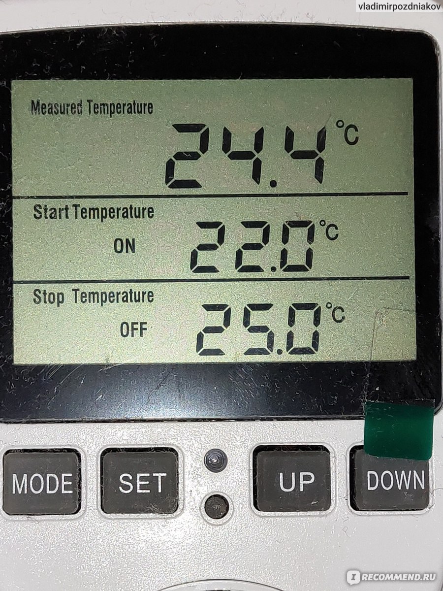 Термостат-терморегулятор в розетку Houft. Thermostat Timer Socket ...