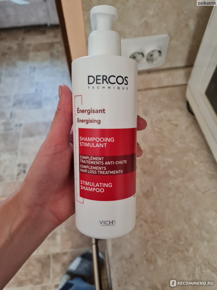 Шампунь Vichy Dercos Виши Деркос Укрепляющий с Аминекcилом® против