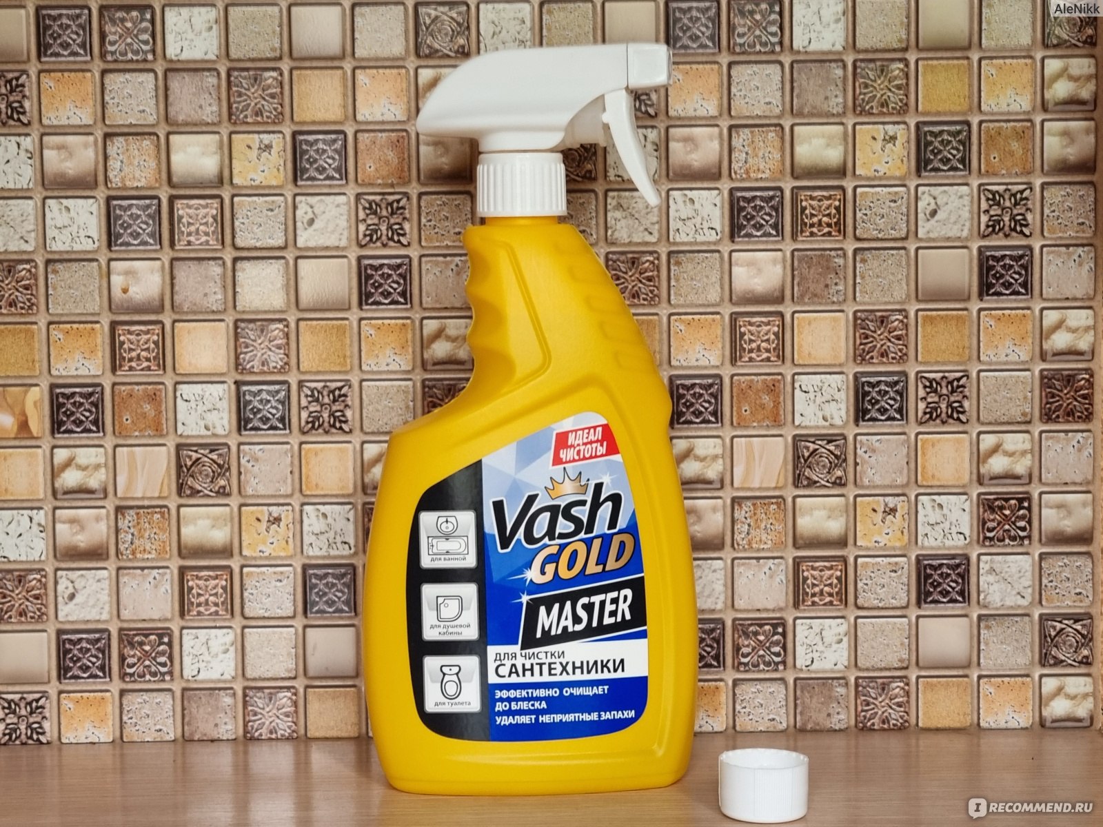 Средство для чистки сантехники Vash GOLD MASTER - «безупречная чистота ...