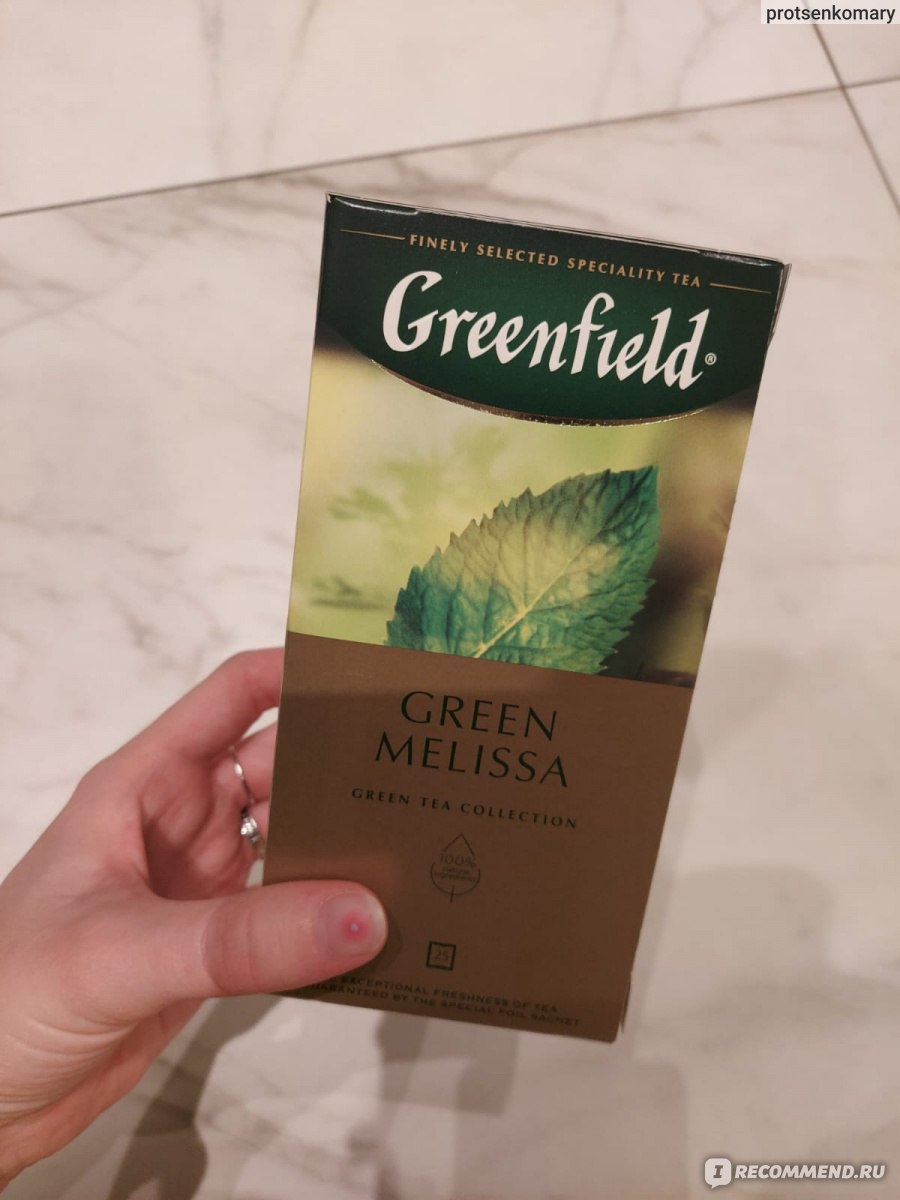 Чай Гринфилд (Greenfield) Green Melissa - «Чай с мелиссой это вкусно ...