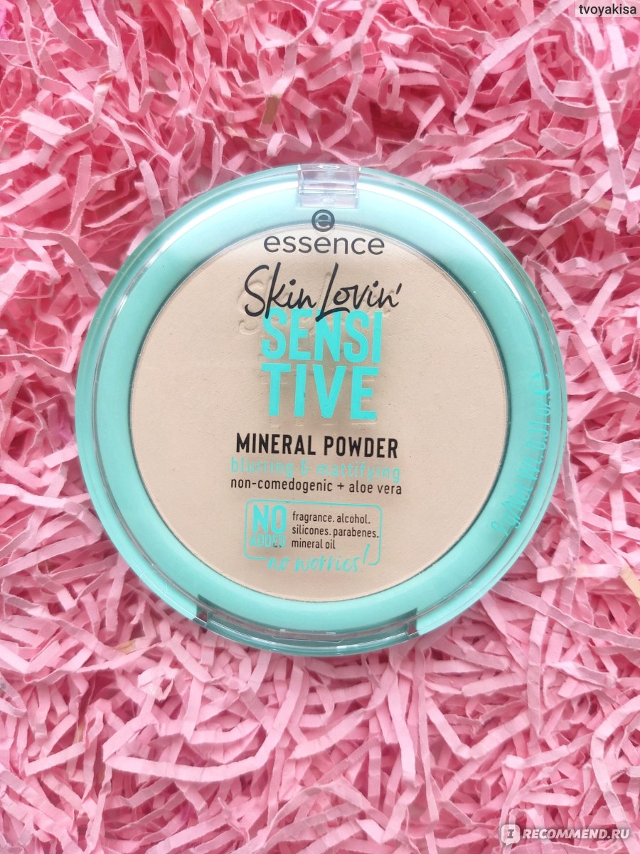 Пудра компактная Essence Skin Lovin' Sensitive Mineral Powder blurring ...