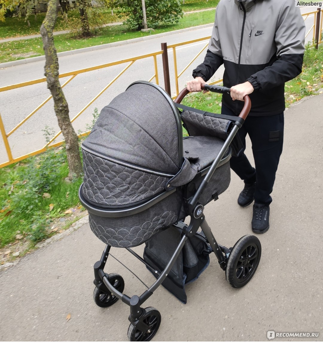 Коляска 2-в-1 Luxmom V9 - «Самая бюджетная коляска. Luxmom v9» | отзывы