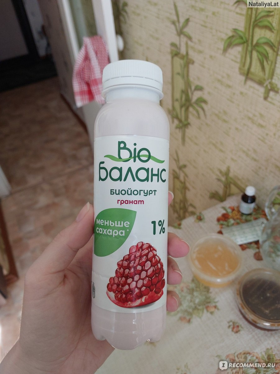 Биойогурт Danone Bio баланс обогащенный бифидобактериями,с гранатом ...