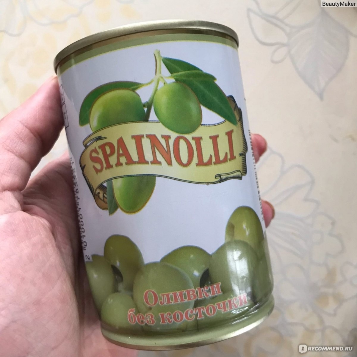 Оливки Spainolli Без косточки - «Настоящие испанские оливки по смешной ...