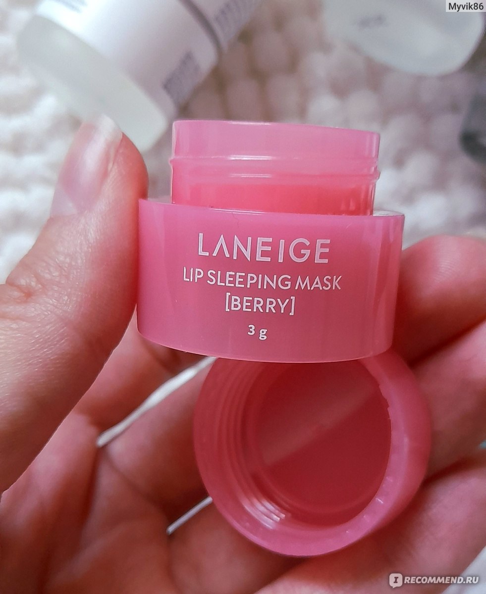 Ночная маска для губ Laneige Lip Sleeping Mask - «Справляется с ...