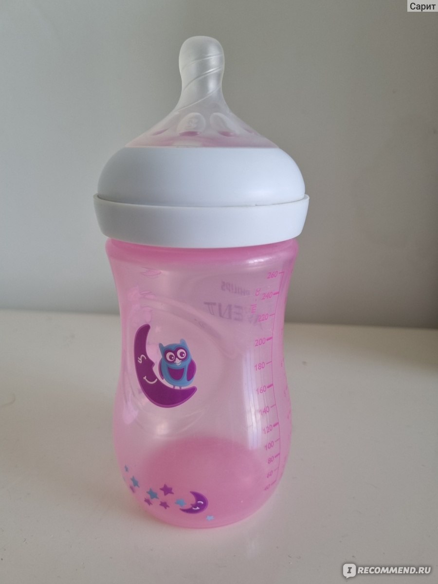 Бутылочка для кормления Philips Avent Natural 260 мл - «лучшая» | отзывы