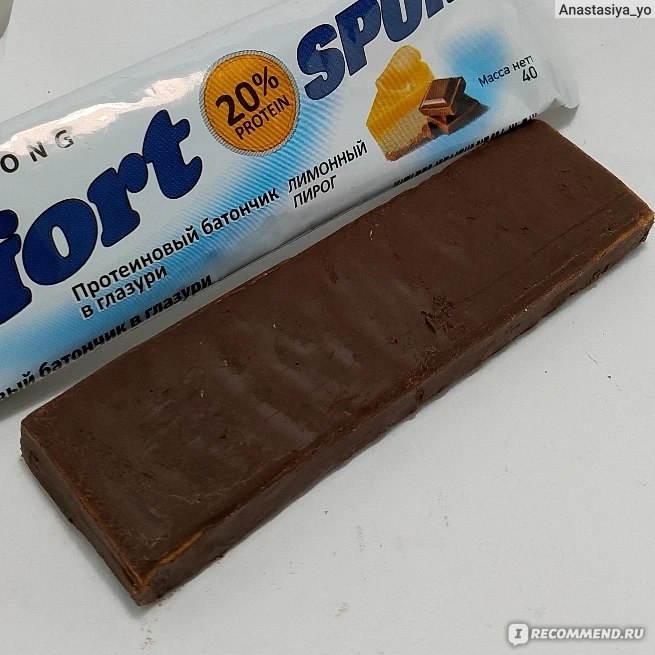 Протеиновый батончик Effort Protein Sport 20% со вкусом лимонный пирог ...
