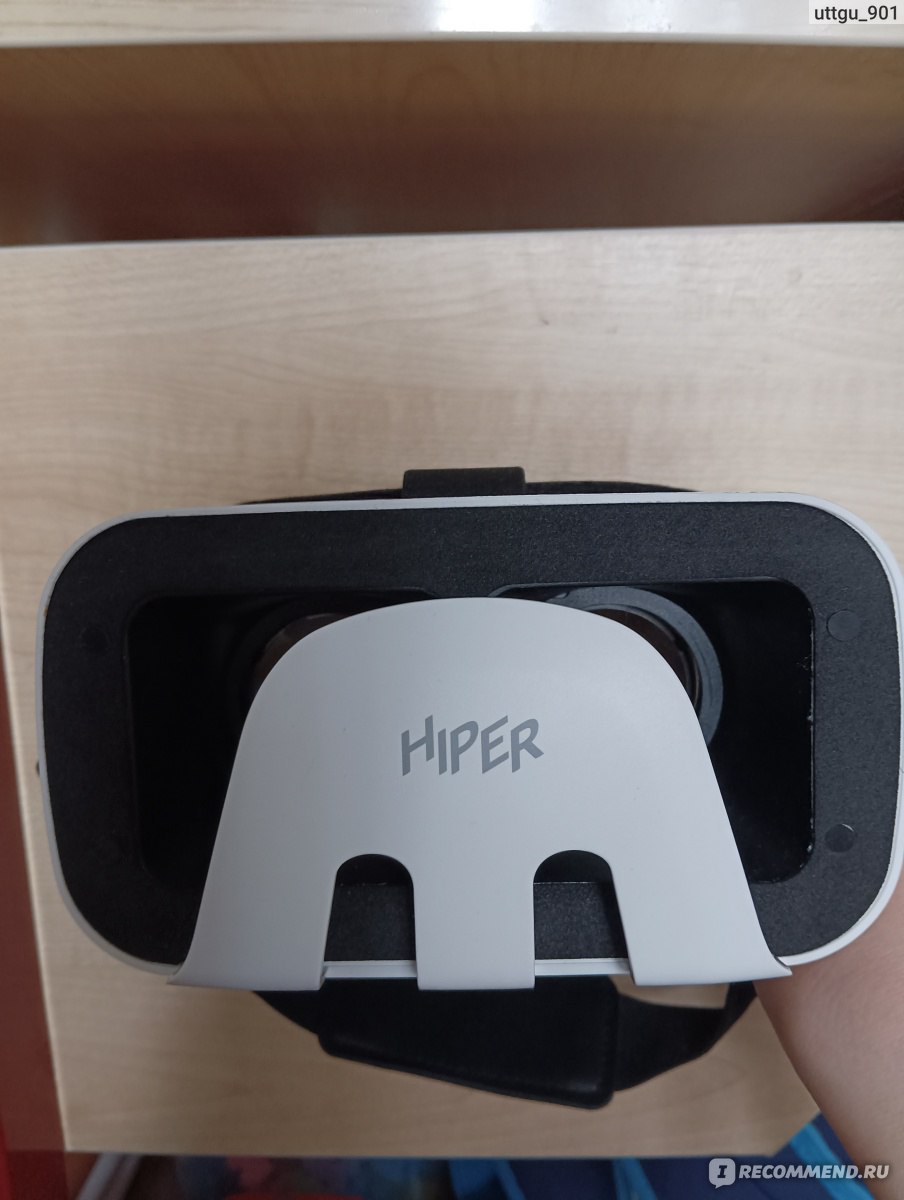 Игровые очки виртуальной реальности HIPER VRR, белый - «Идеально» | отзывы