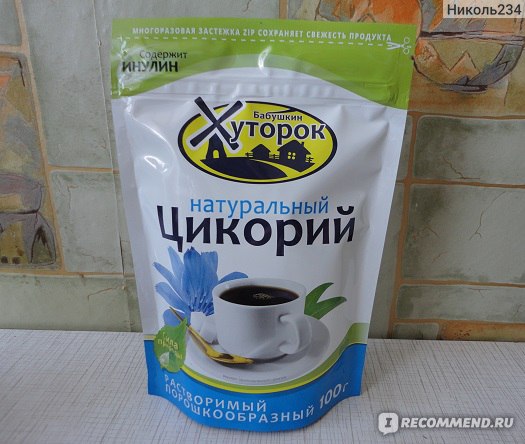 Цикорий Бабушкин хуторок натуральный растворимый порошкообразный ...