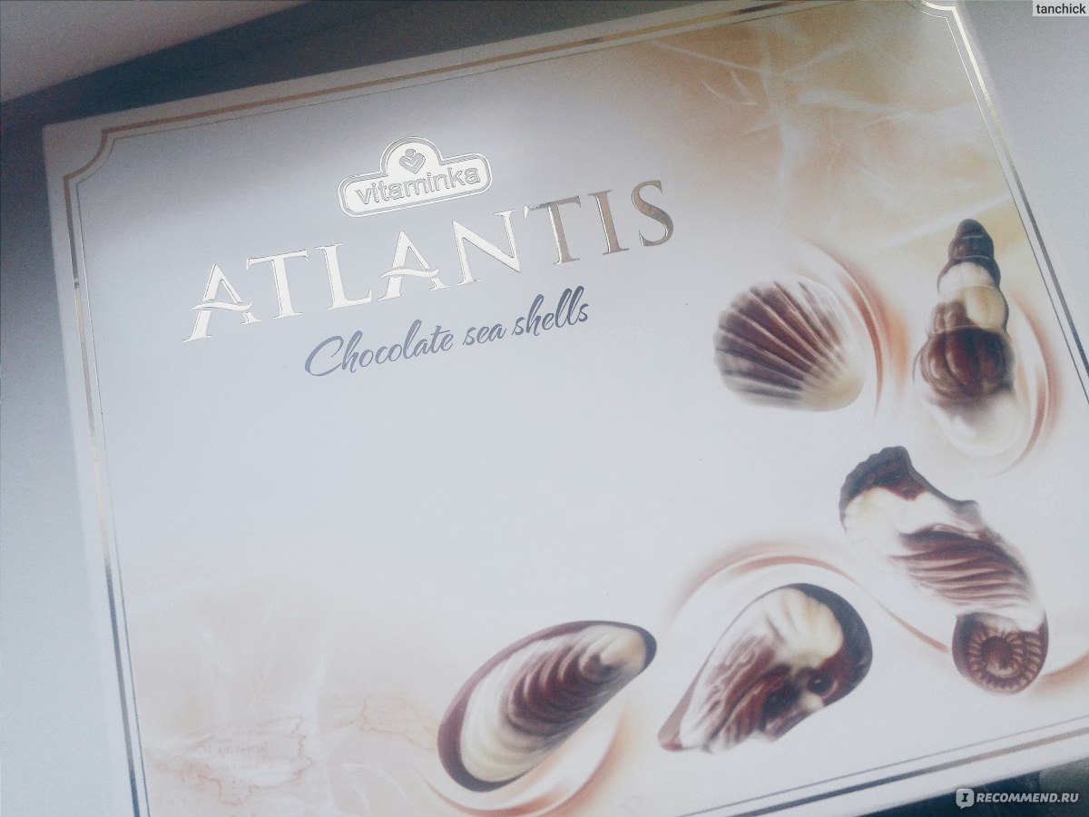 Шоколадные конфеты Vitaminka ATLANTIS Chocolate Sea Shells - «"Морские ...