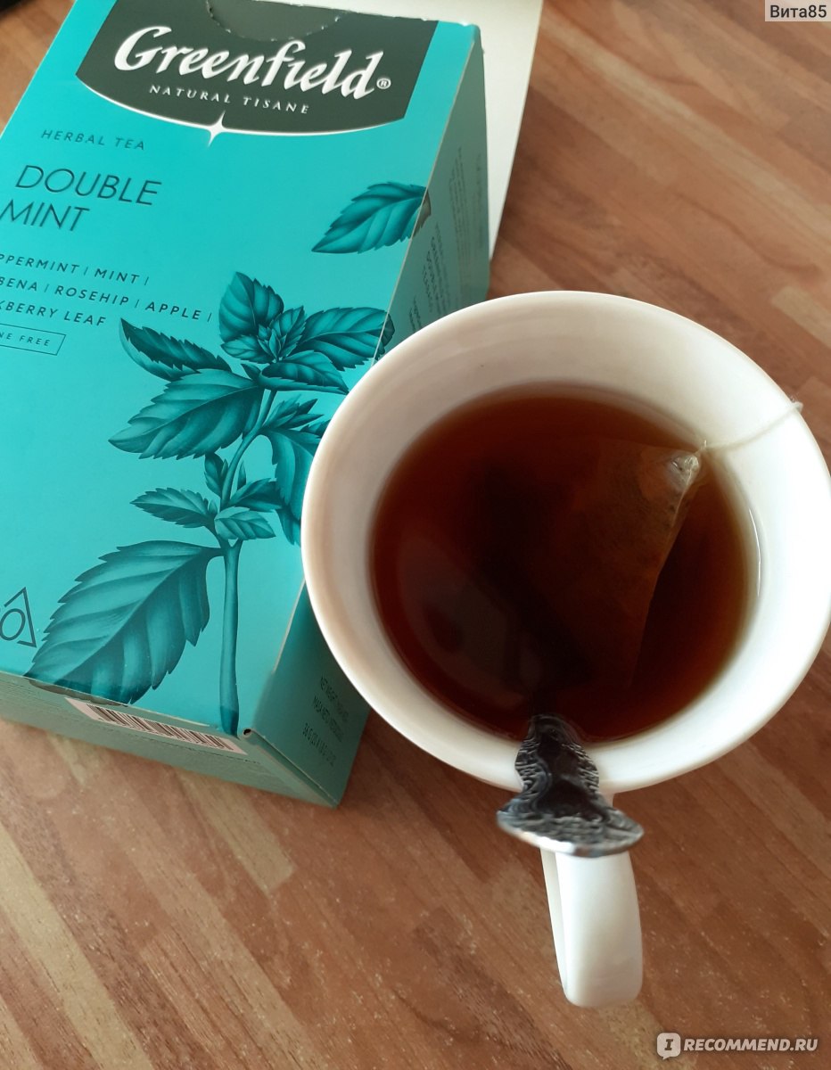 Травяной чай в пирамидках Greenfield Natural Tisane Double Mint