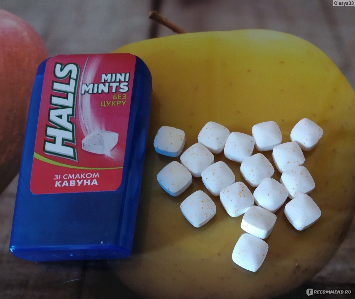 Освежающие пастилки Halls Mini mint - «Легендарный клон ментолового ...
