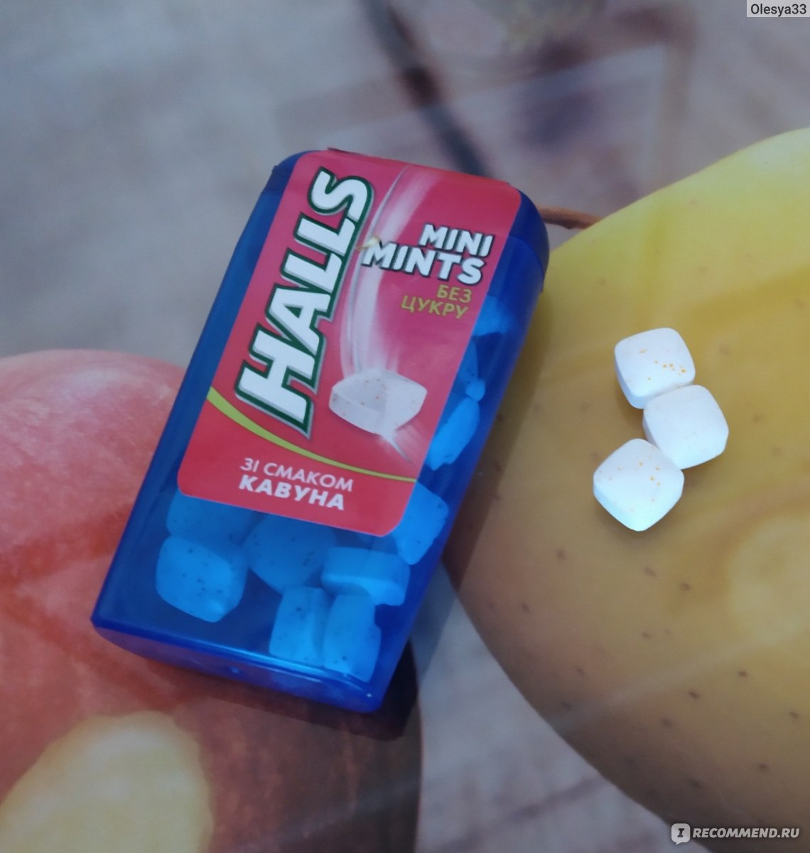 Освежающие пастилки Halls Mini mint - «Легендарный клон ментолового ...