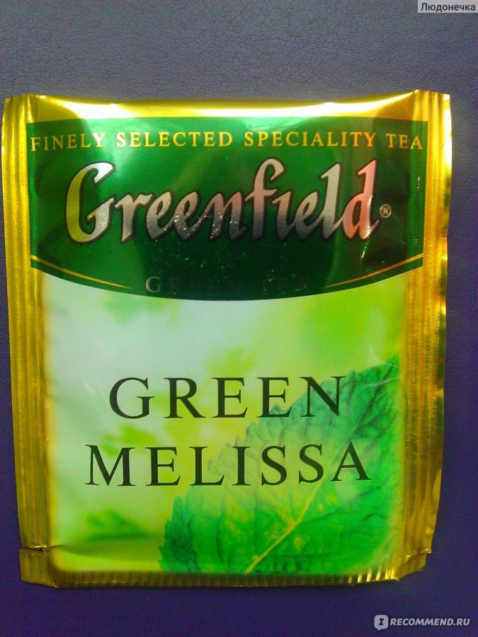 Чай Гринфилд (Greenfield) Green Melissa - «Есть ли в этом чае мелисса ...
