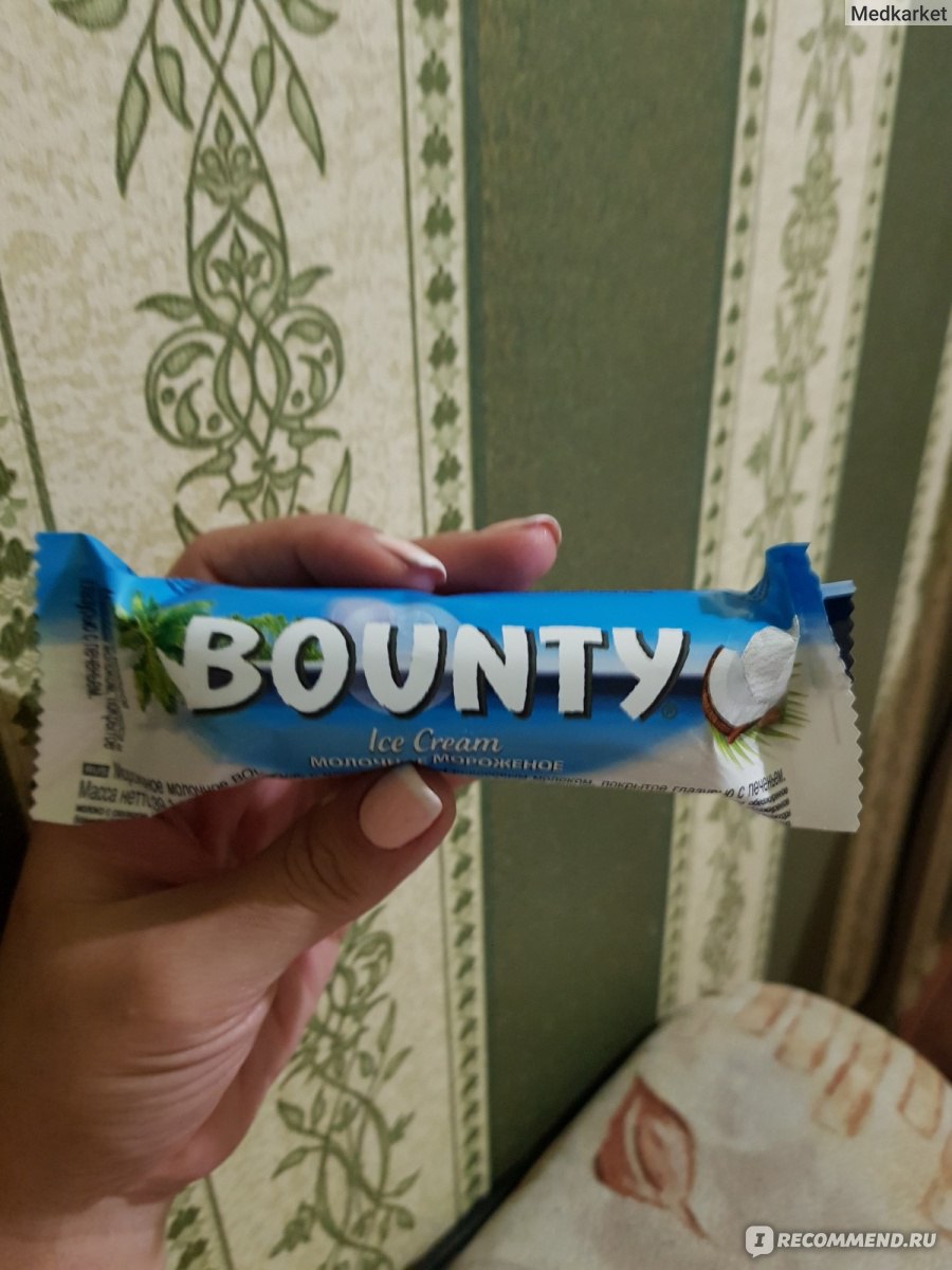Мороженое Bounty - «Всем сладкоежкам и любителям шоколада Bounty ...