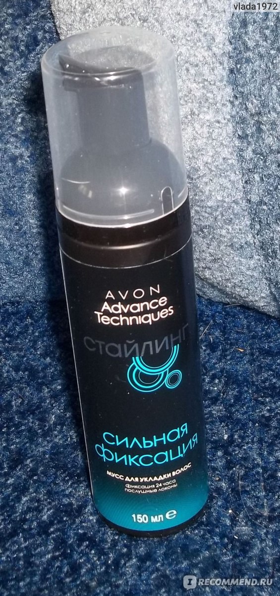 Мусс для волос Avon Advance Techniques Сильная фиксация, 150 ml ...