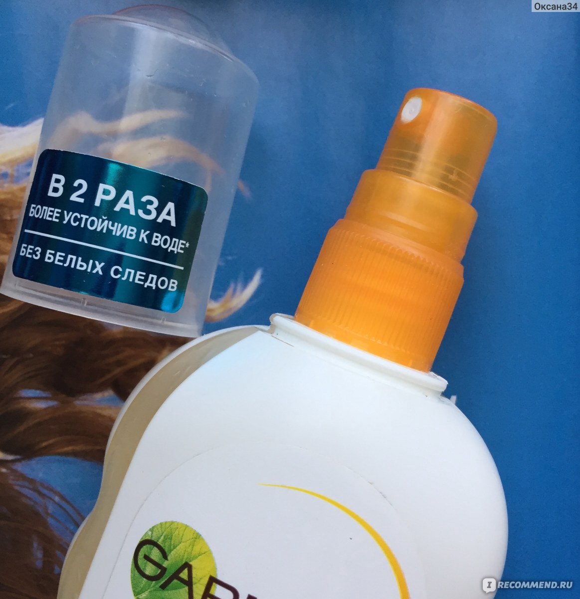 Солнцезащитный спрей Garnier прозрачный "Чистая защита +" SPF 30 ...