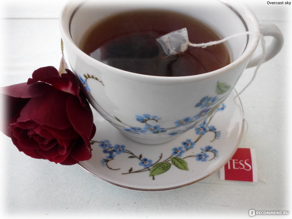 Ароматизированный чёрный чай Tess Caramel Charm черный чай и карамель ...