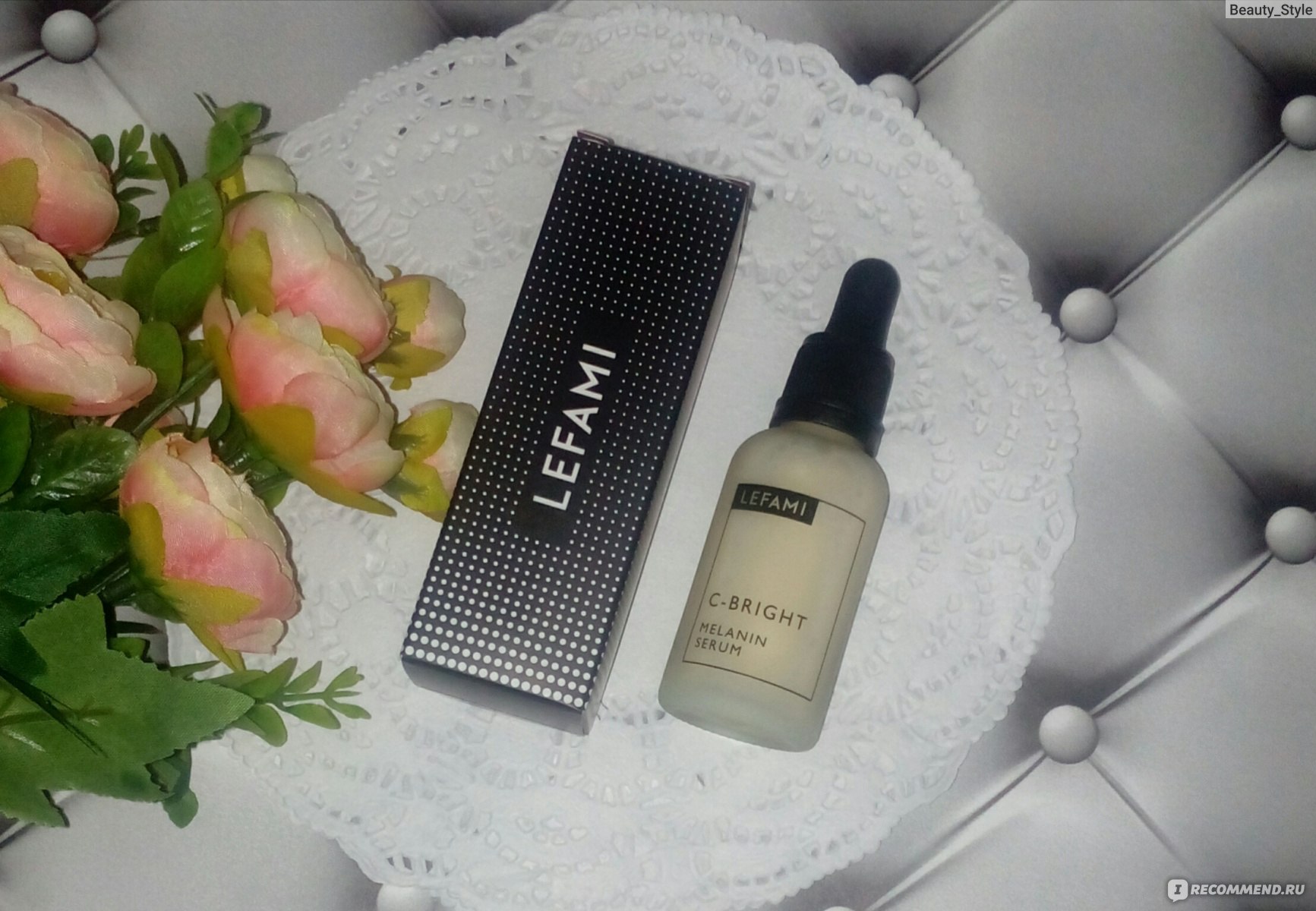 Сыворотка для лица LEFAMI C-BRIGHT melanin serum для выравнивания тона ...
