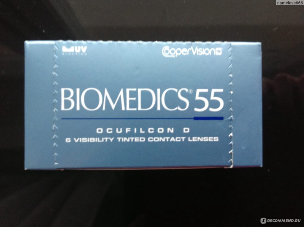 Контактные линзы Cooper Vision BIOMEDICS 55 UV - «мои вторые глаза ...