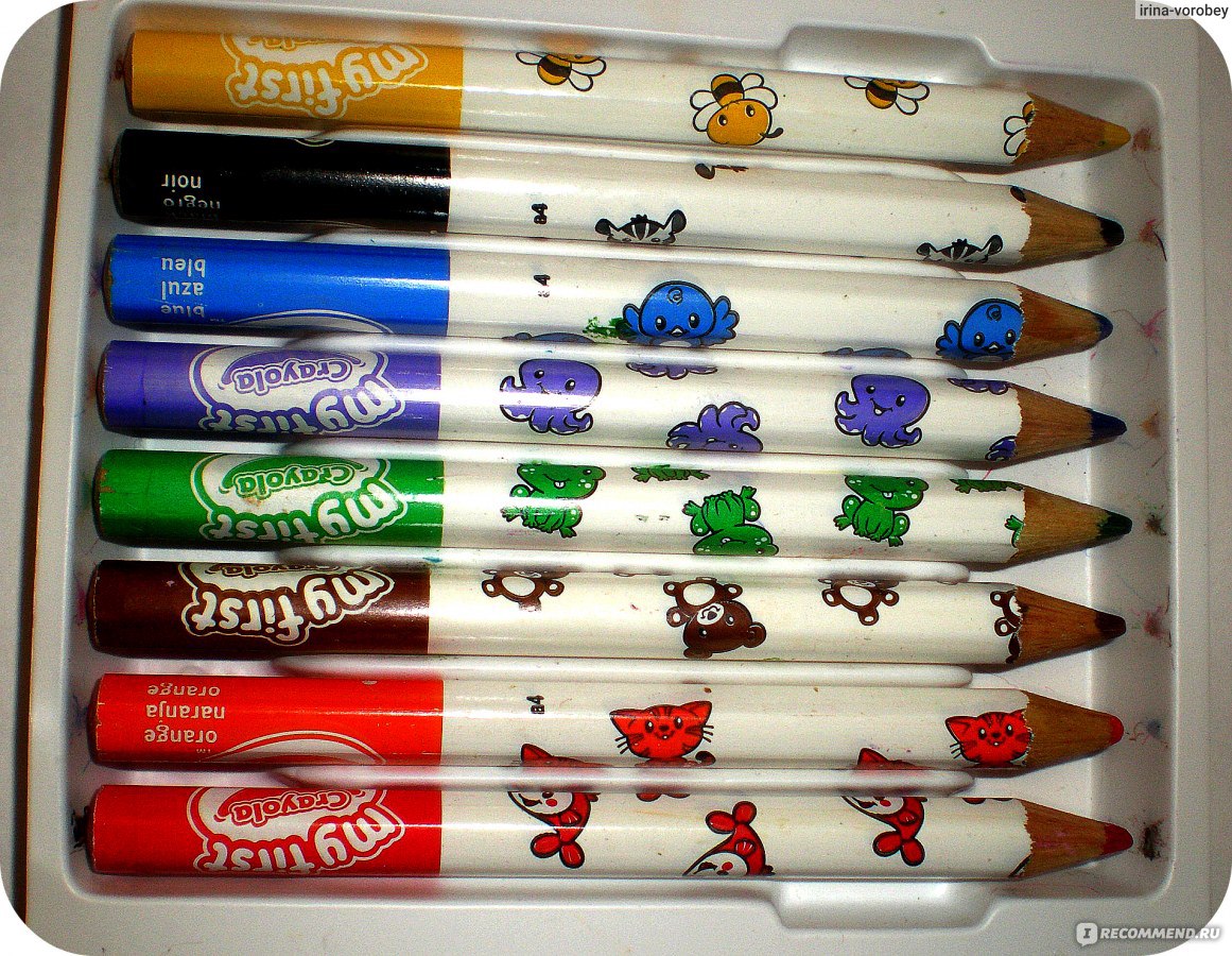 Цветные карандаши Crayola 8 цветов для самых маленьких - «Хотите, чтобы ...