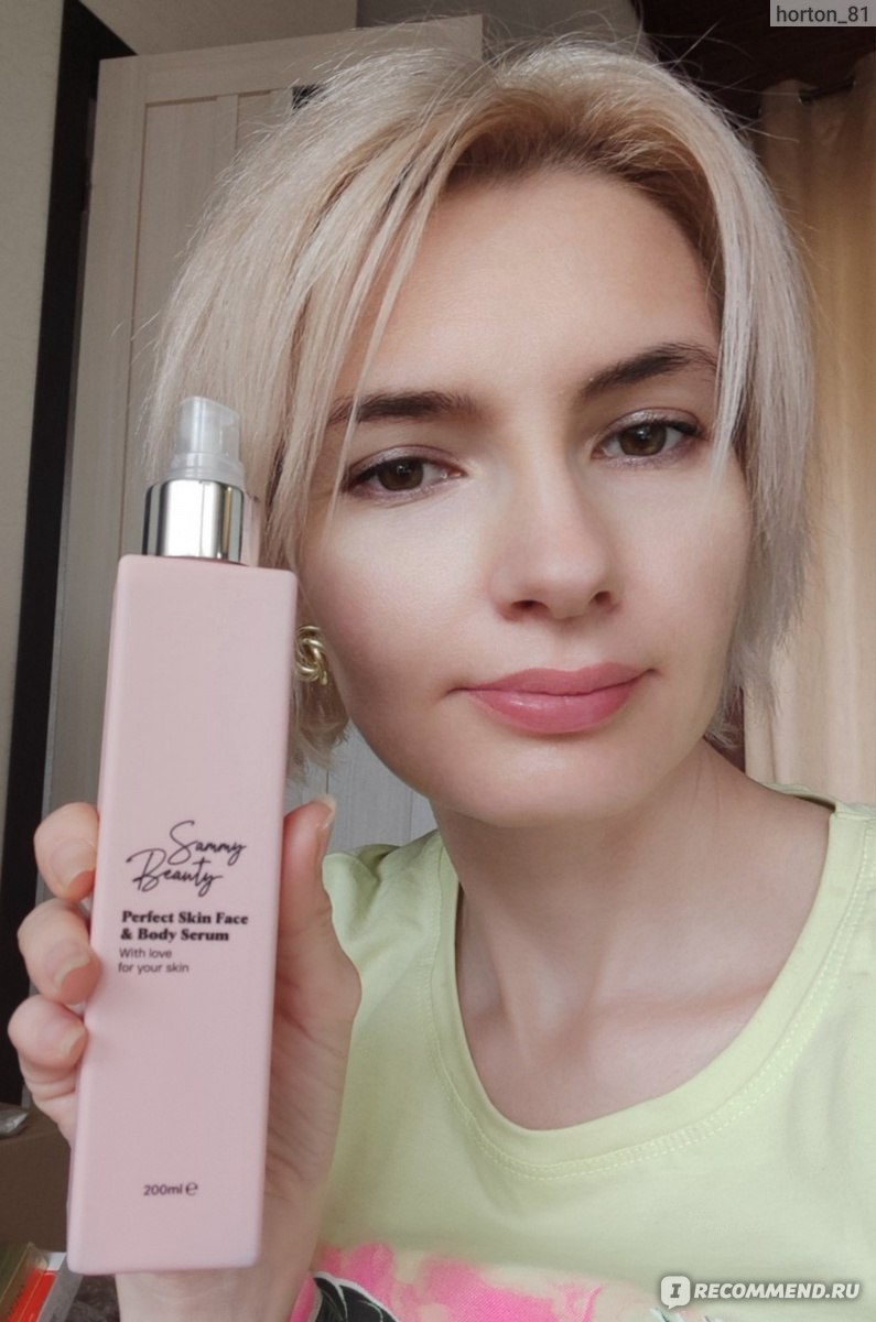 Увлажняющая спрей - сыворотка для лица и тела Sammy beauty Perfect skin ...