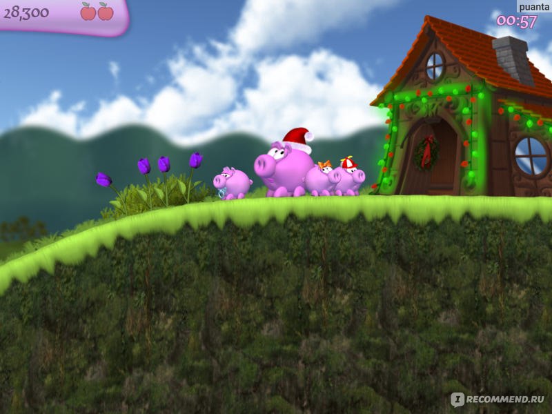 Piggly Christmas Edition - «Очень добрая и красочная игра + скрины ...