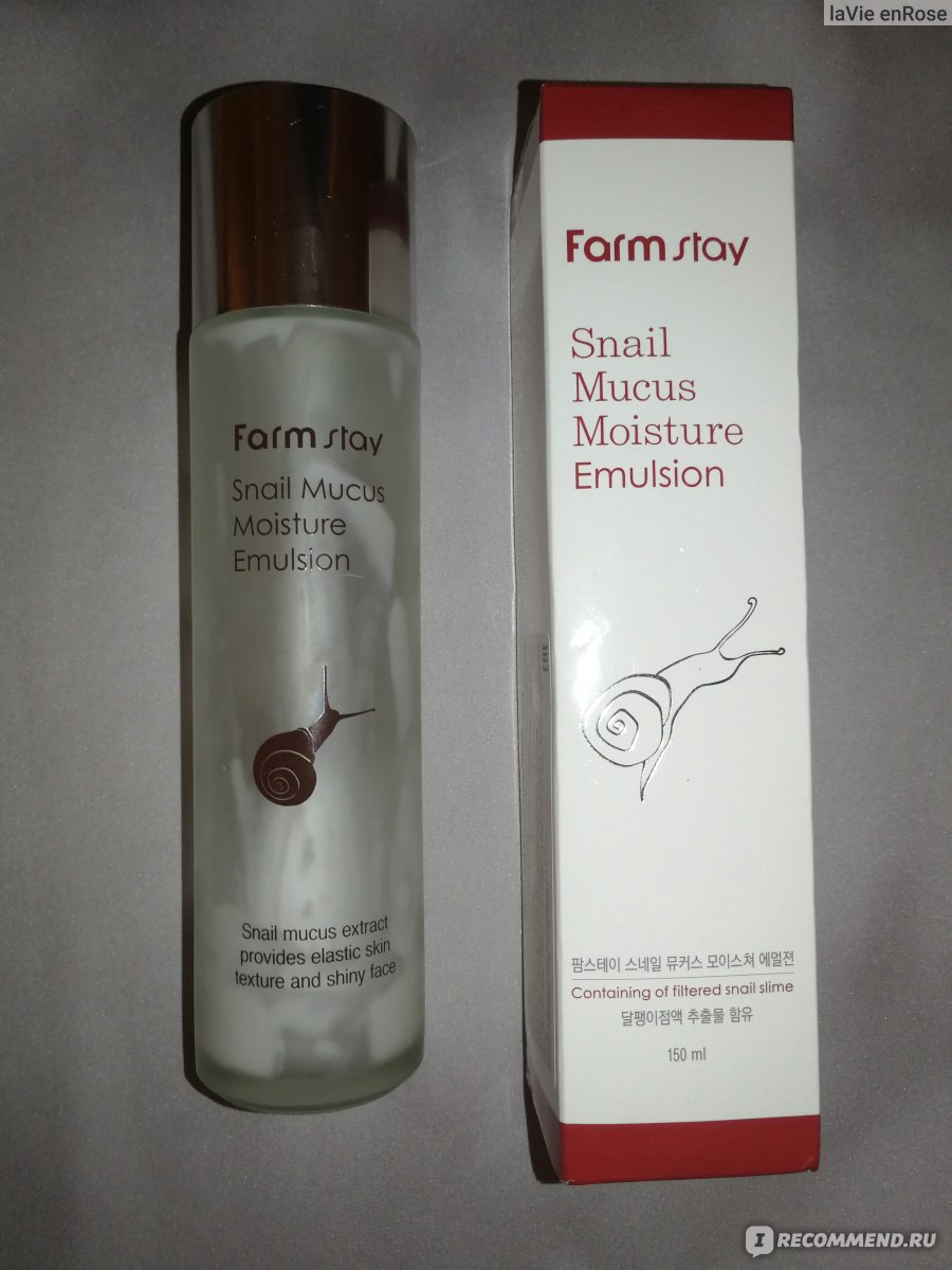 Эмульсия для лица Farm Stay Snail Mucus Moisture Emulsion - «Farm stay ...