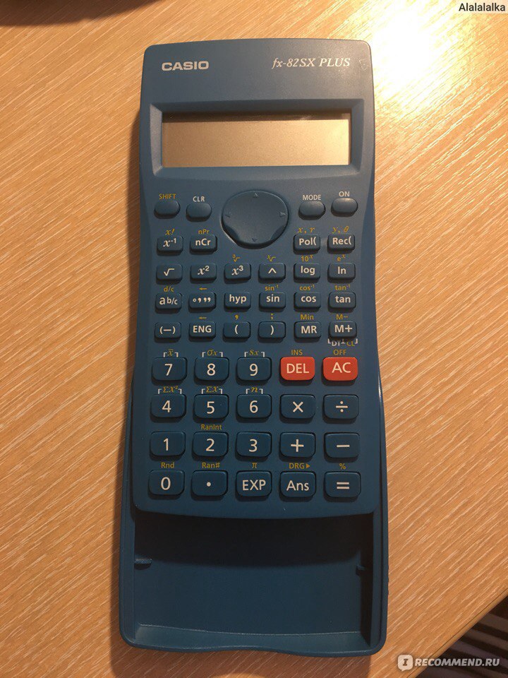 Калькуляторы Casio fx-82SX PLUS - «Мой надежный друг на все годы универа)» | отзывы