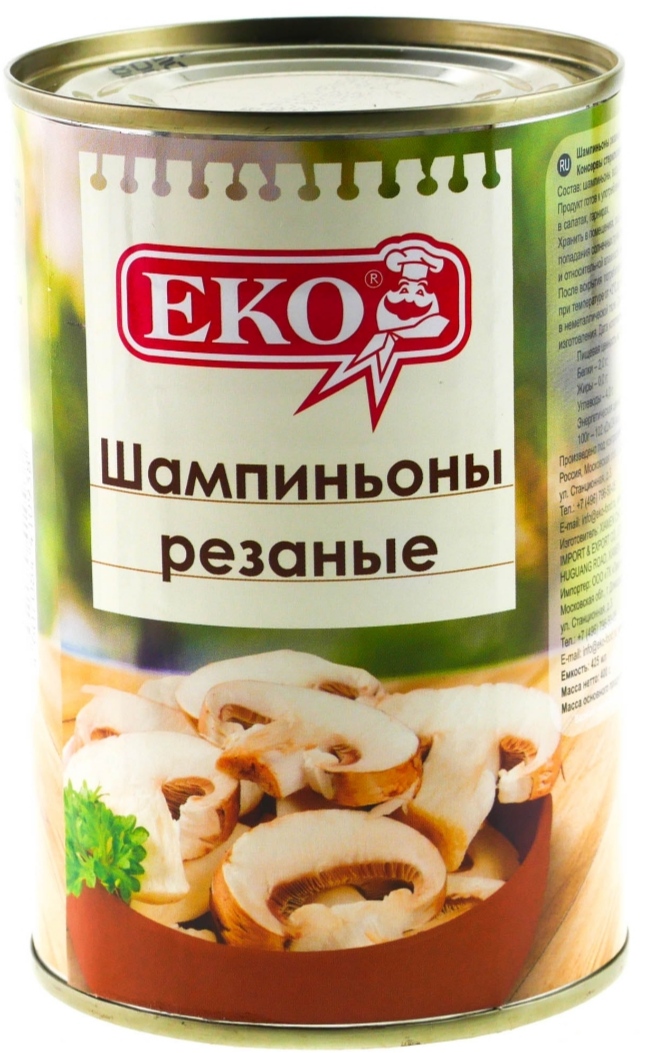 Шампиньоны EKO Резаные - «Хорошие шампиньоны!» | отзывы
