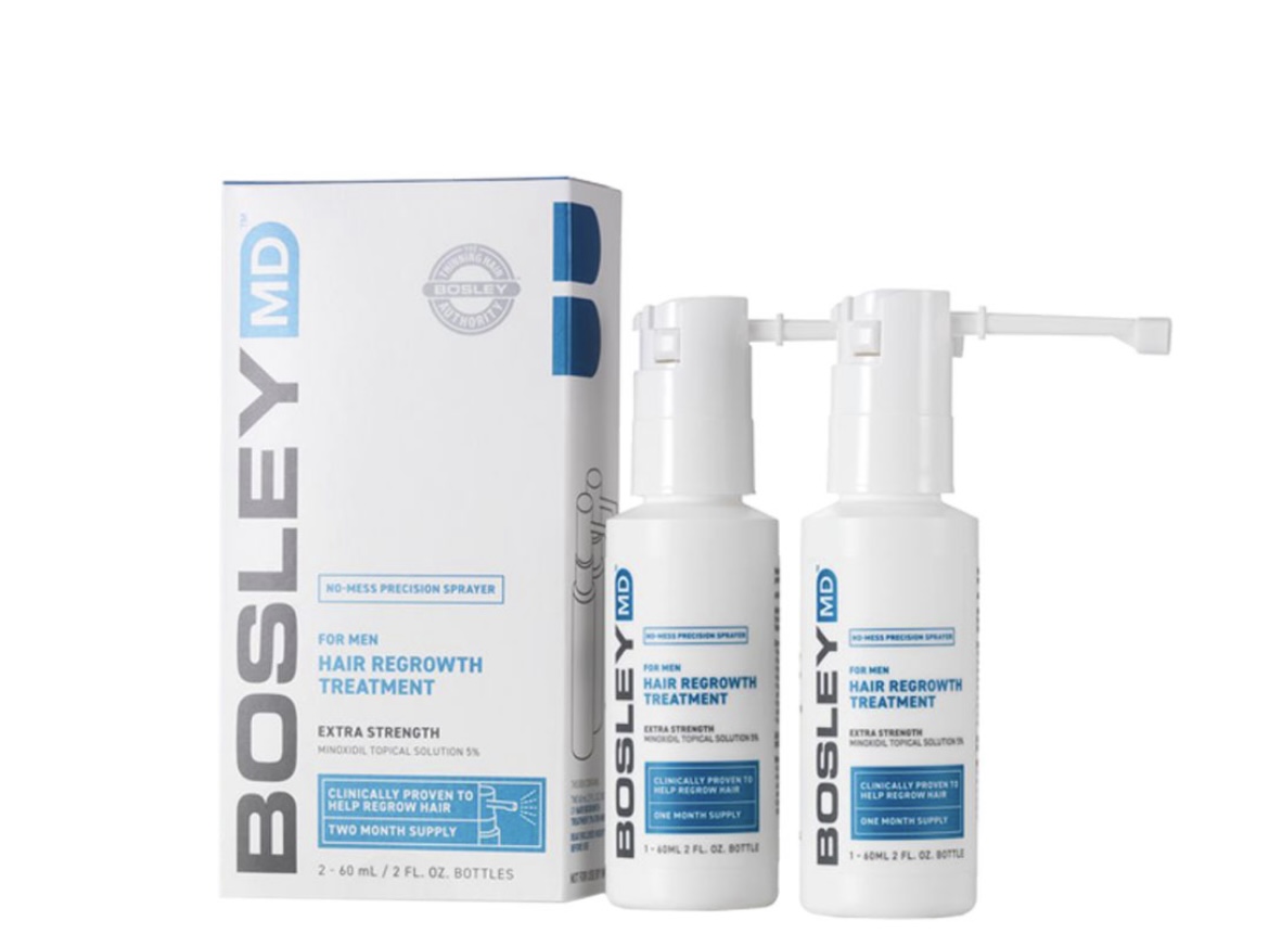 Спрей для волос Bosley Усилитель роста волос для мужчин 5% / For Men ...