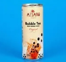 Холодный чай Aziano Bubble tea / Бабл ти Молочный с жевательными ...